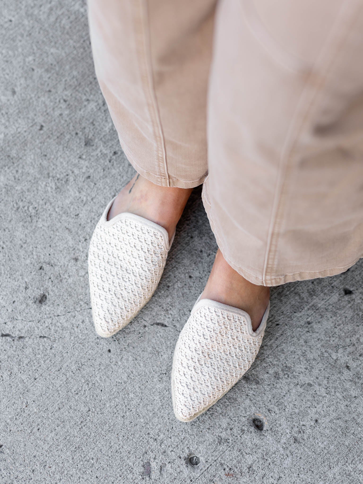 Annabelle Crochet Mule Slide – Leela and Lavender